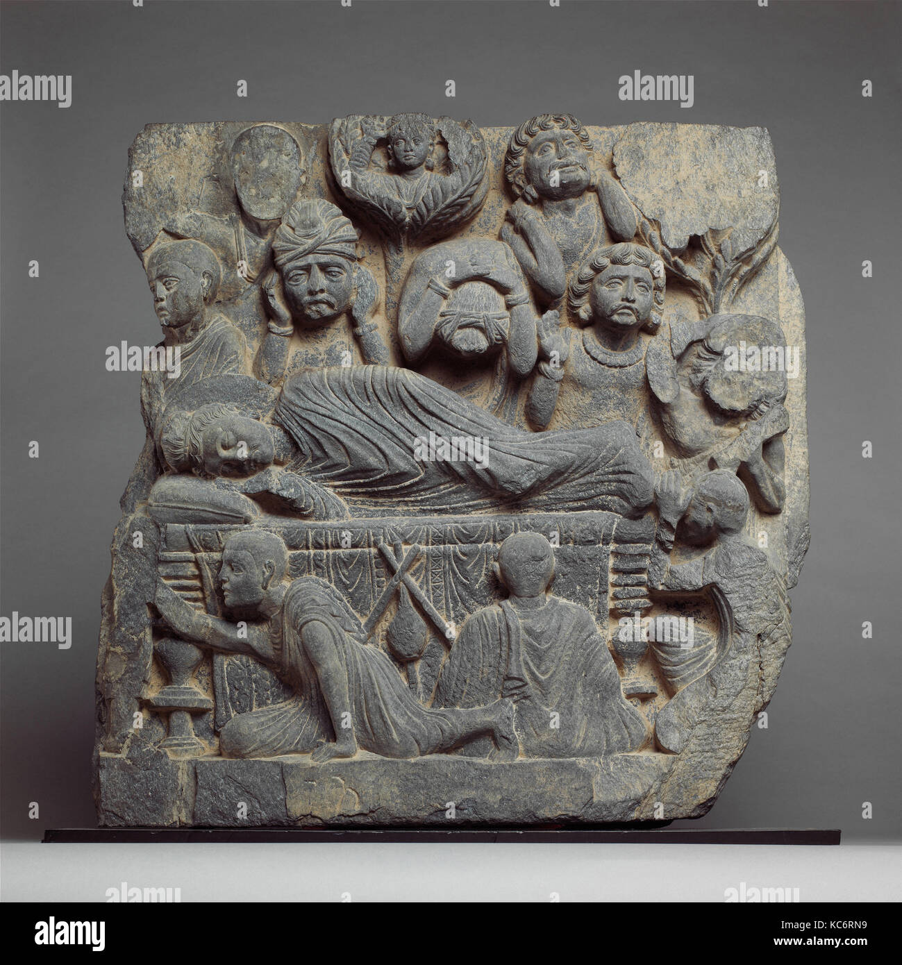 The Death of the Buddha (Parinirvana), ca. 3rd century Stock Photo - Alamy