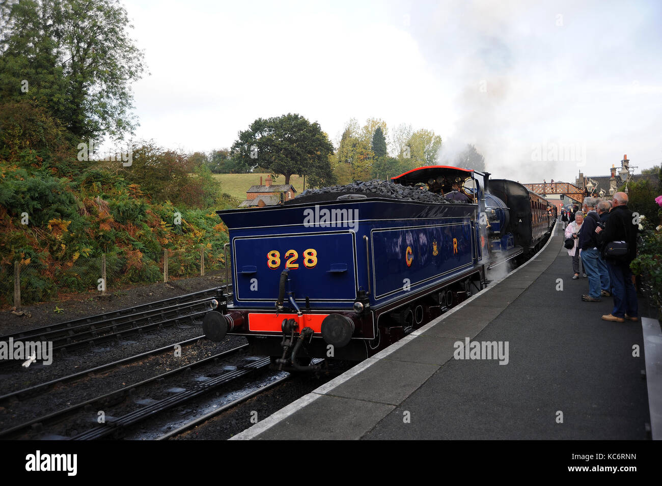 Caledonian Railway Locomotive 828 High Resolution Stock Photography and ...