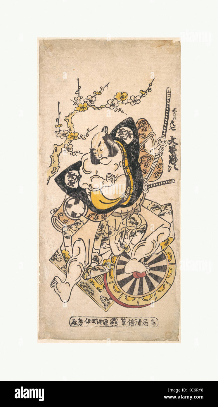 The actor Otani Oniji in the role of Omoni Hikoshichi, Torii Kiyomasu I ...