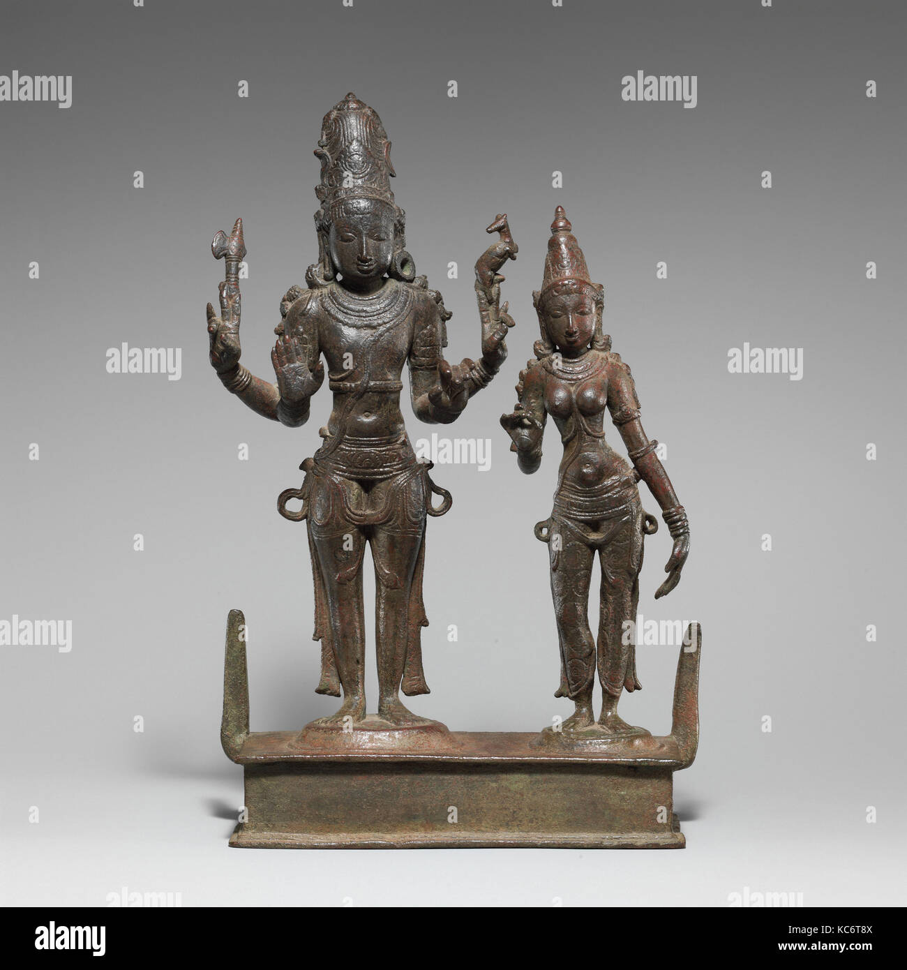 Standing Shiva and Parvati, Chola period (880–1279), 13th century ...