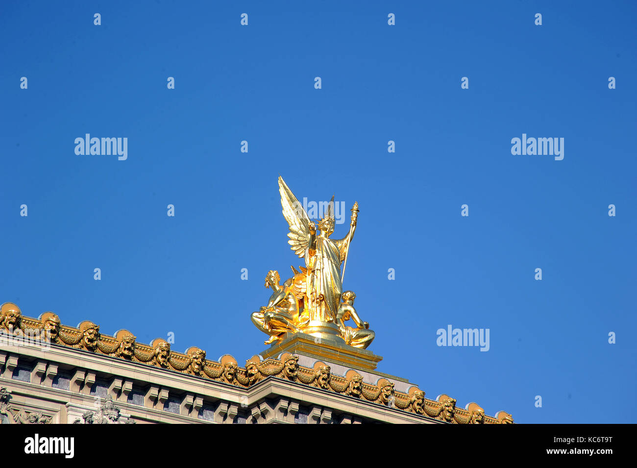Paris Opera House viewed from Rue Auber Stock Photo - Alamy