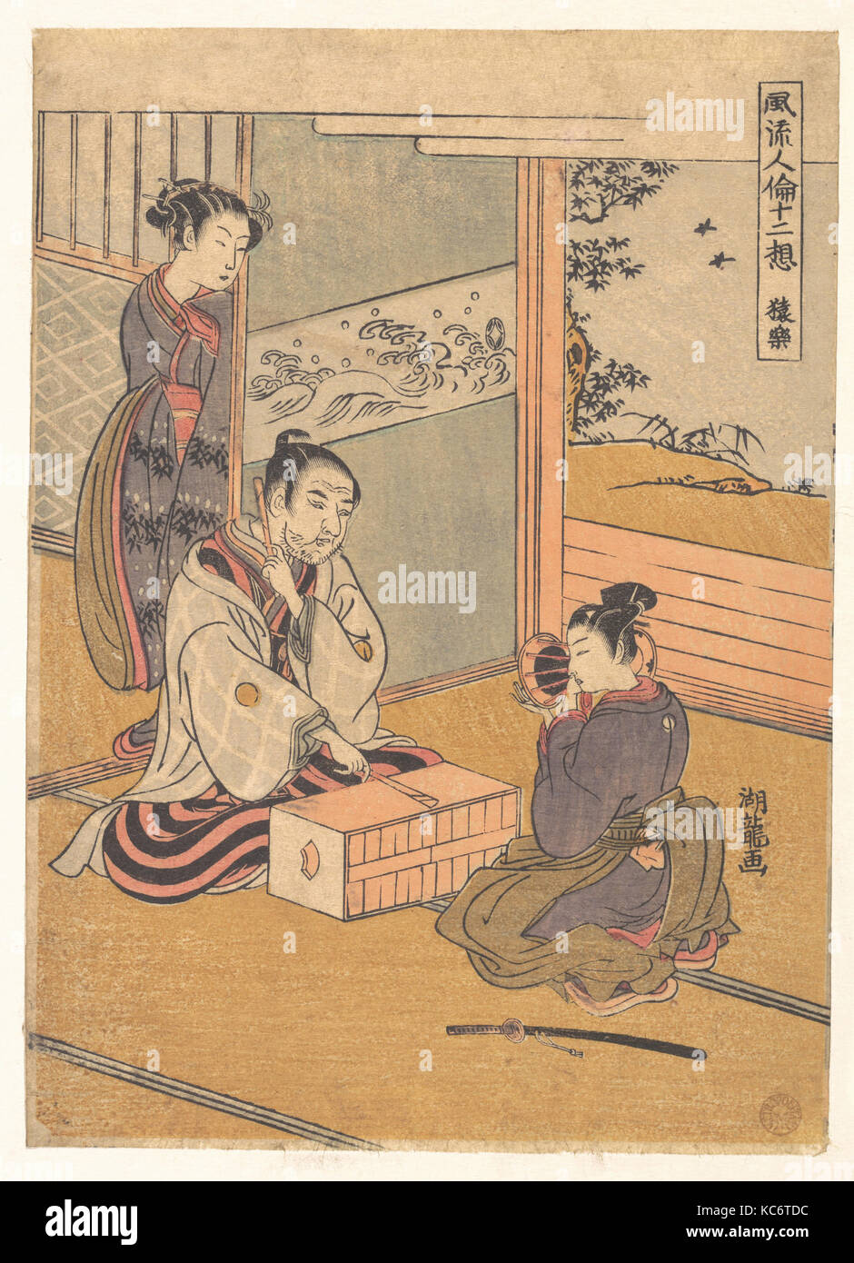 Monkey Dance, Edo period (1615–1868), ca. 1760, Japan, Polychrome ...