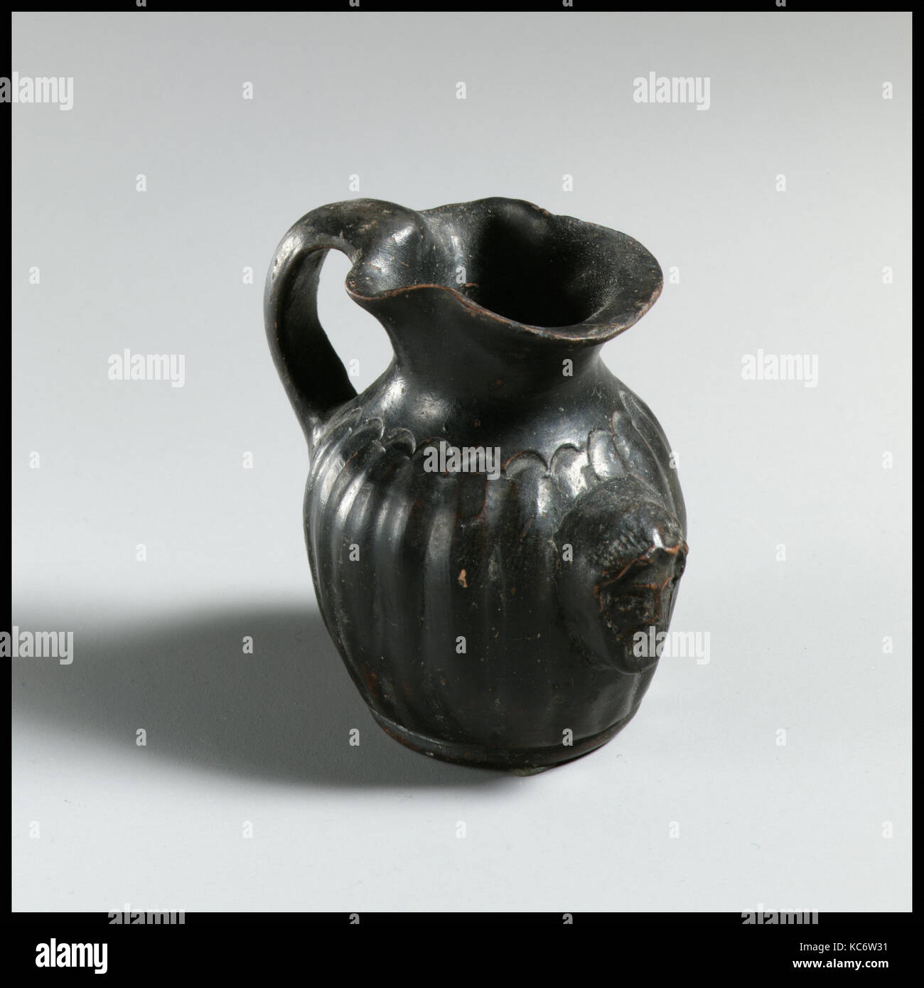 Terracotta miniature oinochoe (jug), 4th century B.C Stock Photo - Alamy