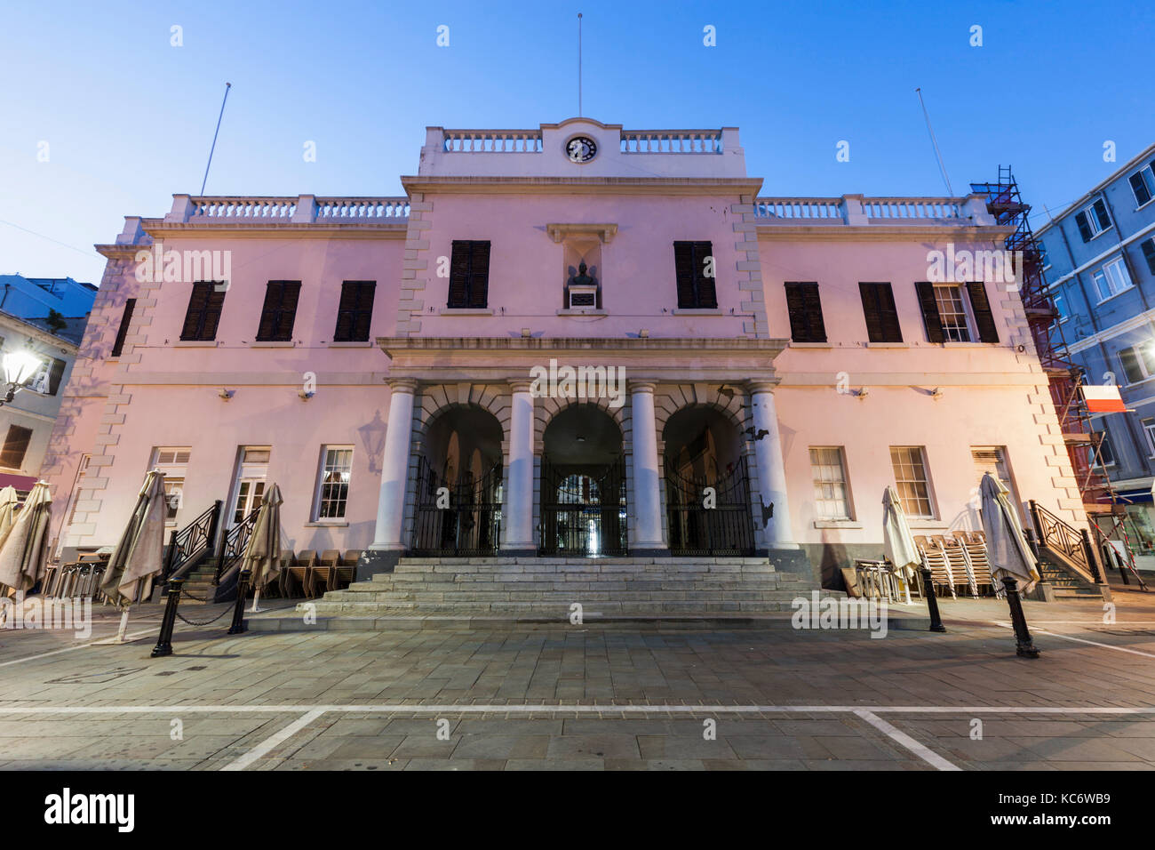 Gibraltar, Gibraltar City, Gibraltar Parliament on John Mackintosh ...