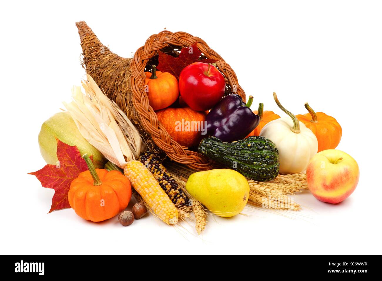 Cornucopia Cut Out Stock Images & Pictures - Alamy