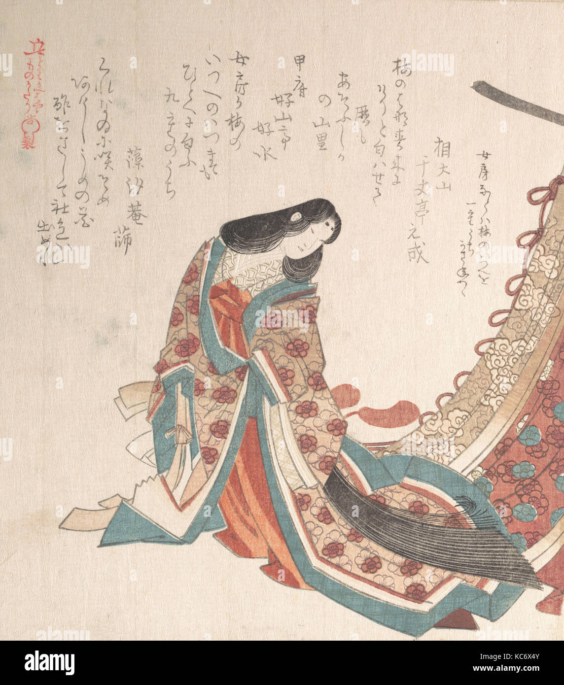 Young Court Lady, Edo period (1615–1868), 19th century, Japan ...