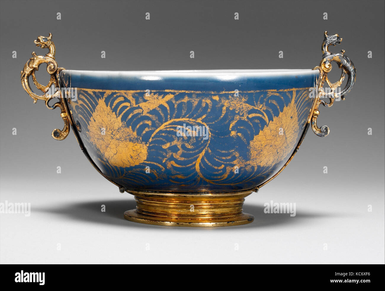 Bowl with Stylized Leaves, second half of the 16th century Stock Photo ...
