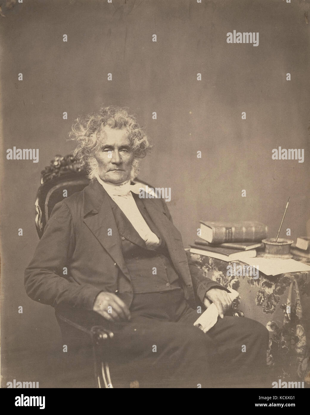 Peter Force, ca. 1858, Salted paper print from glass negative, Image ...