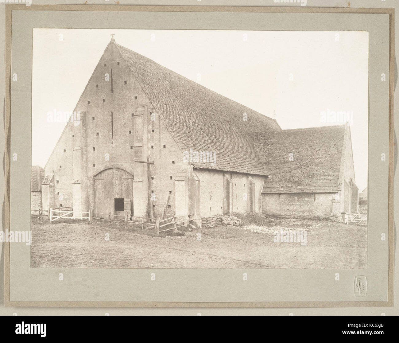 Tithe Barn, Great Cokkeswell, Frederick H. Evans, 1896 Stock Photo - Alamy