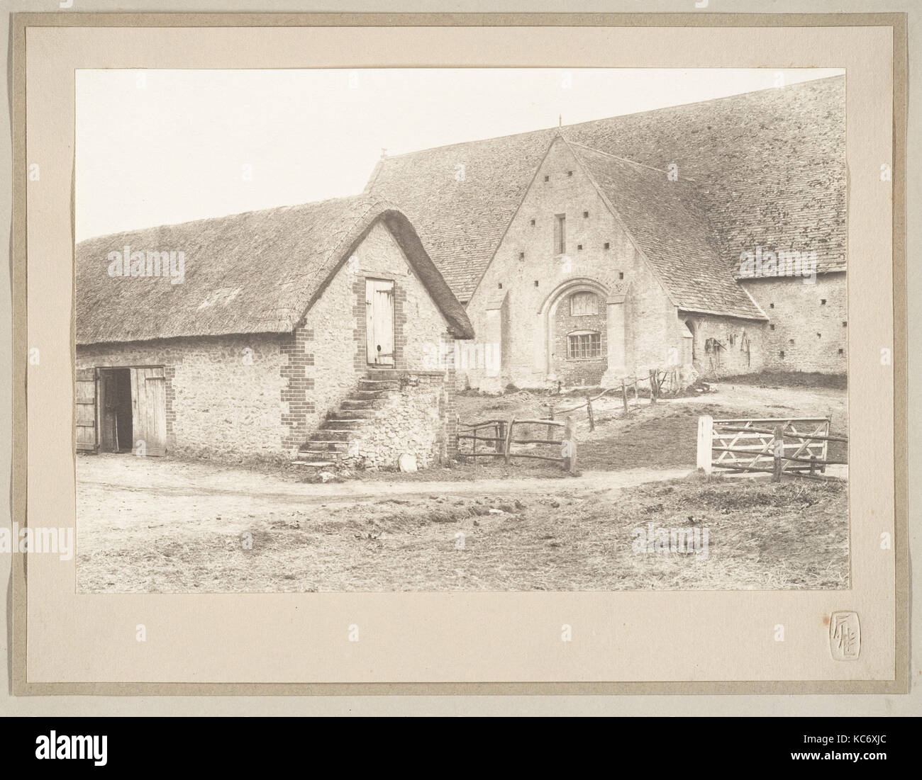 Tithe Barn, Great Cokkeswell, Frederick H. Evans, 1896 Stock Photo - Alamy