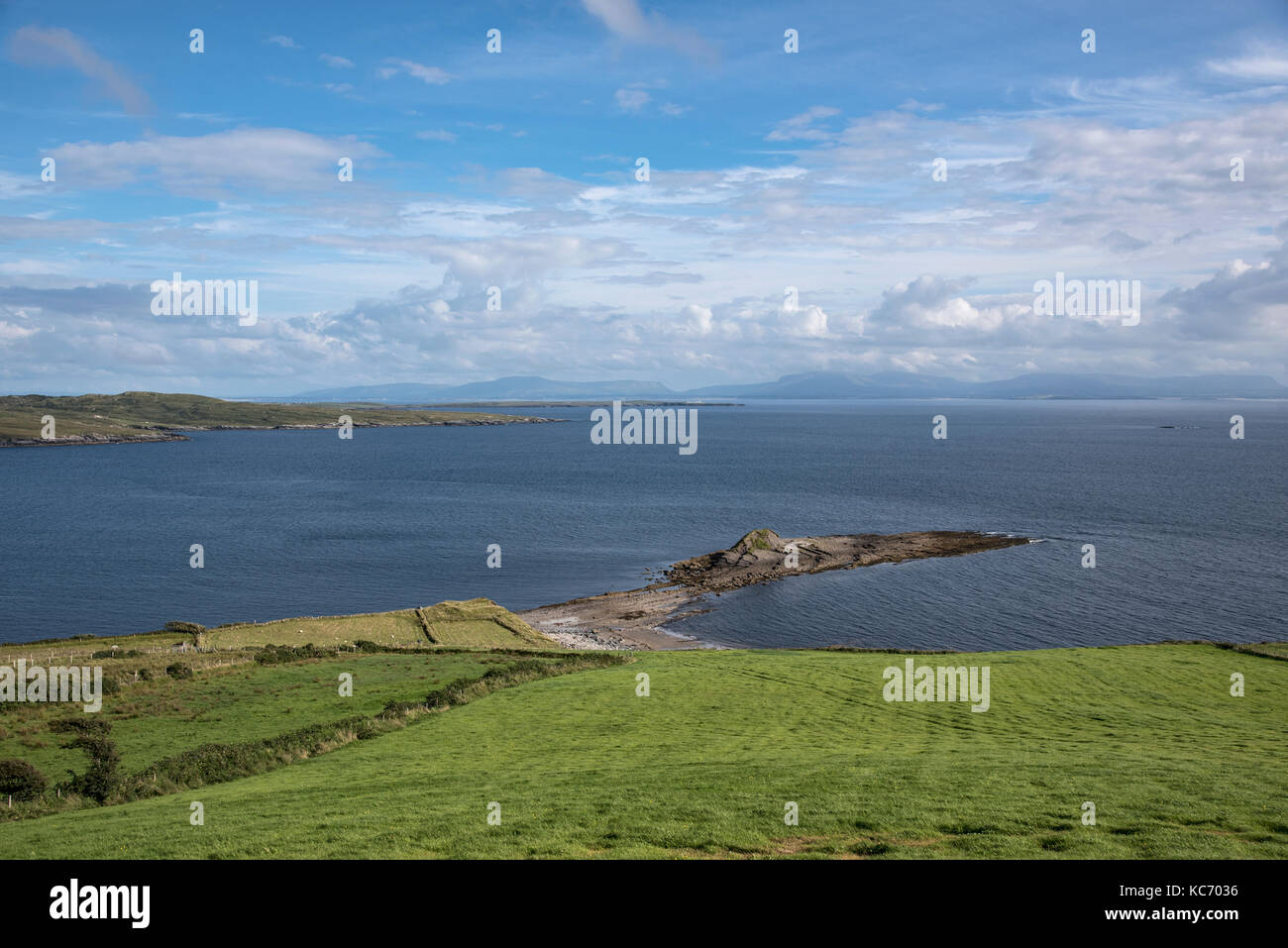 Ireland, County Donegal, Donegal Bay seen from Wild Atlantic Way Stock ...