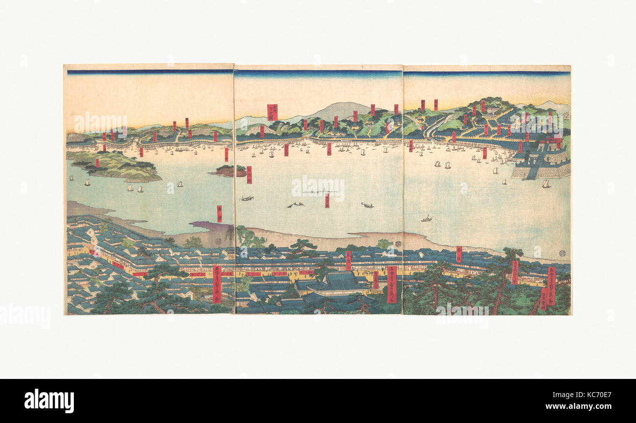 Panoramic Landscape, Edo period (1615–1868), 19th century, Japan ...