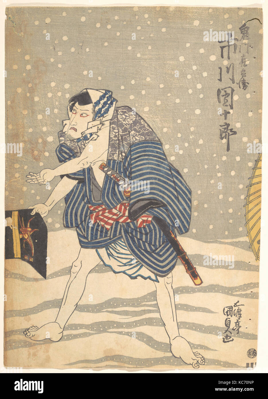 Print, Edo period (1615–1868), 19th century, Japan, Polychrome ...