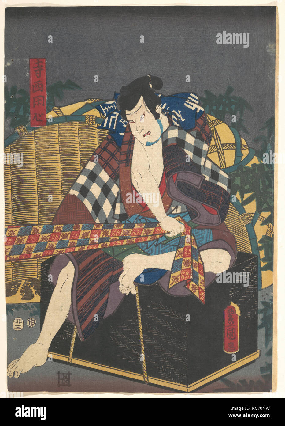 Print, Edo period (1615–1868), 19th century, Japan, Polychrome ...