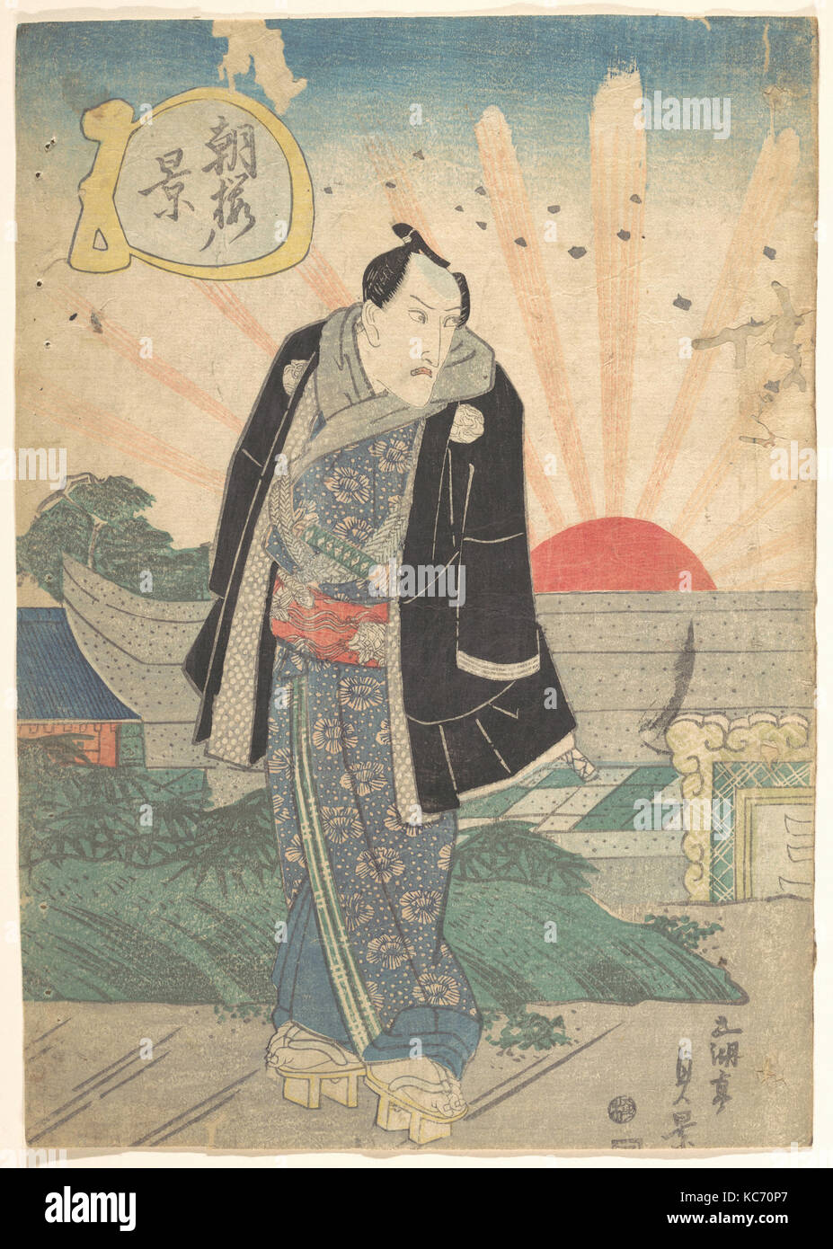Print, Edo period (1615–1868), 19th century, Japan, Polychrome ...
