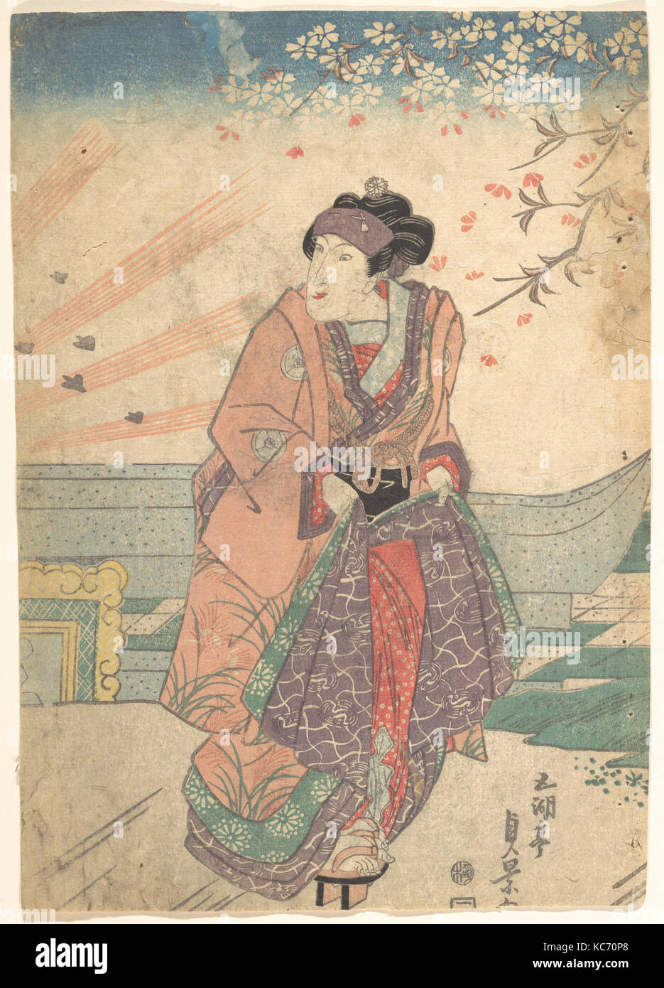 Print, Edo period (1615–1868), 19th century, Japan, Polychrome ...