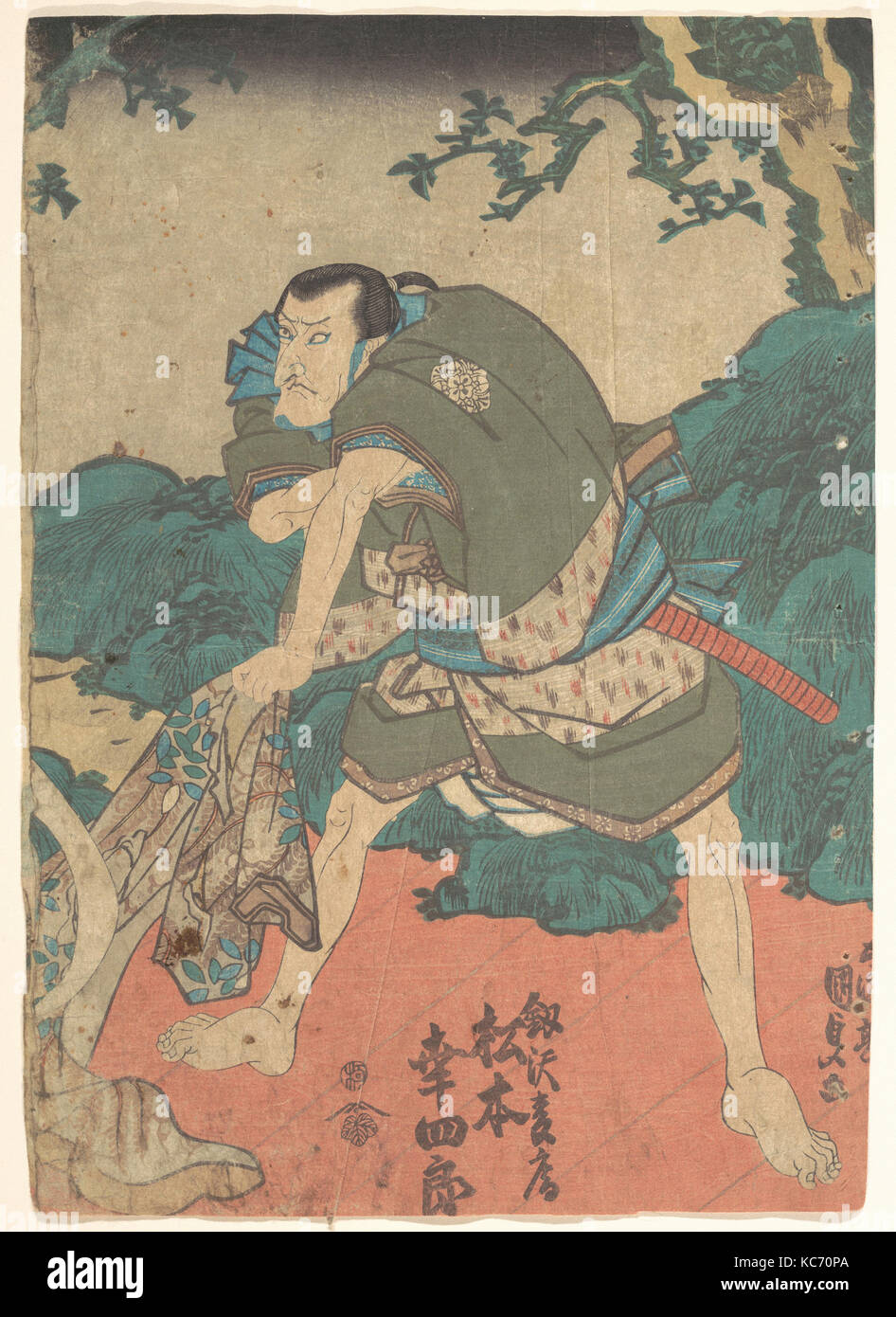 Print, Edo period (1615–1868), 19th century, Japan, Polychrome ...