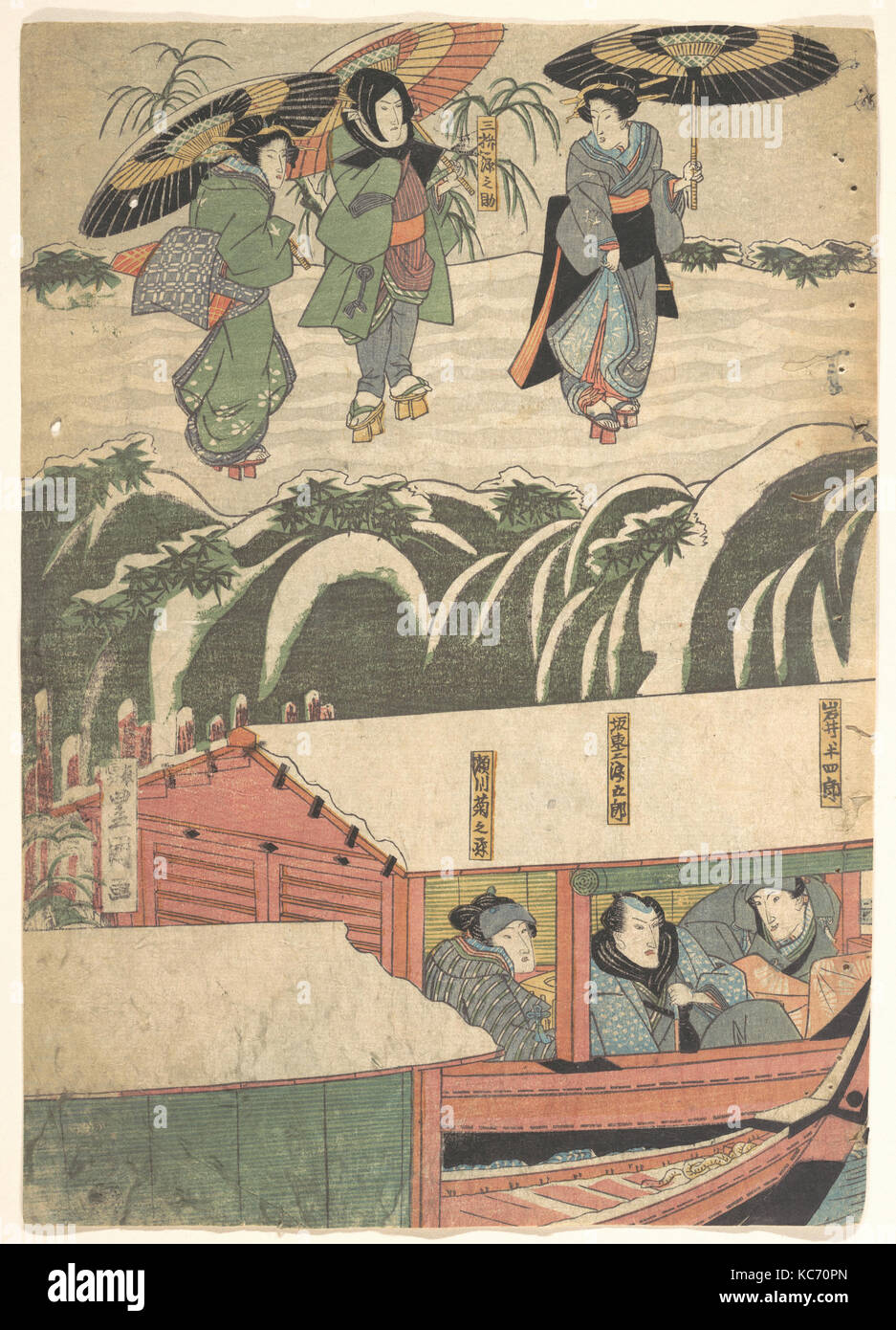 Print, Edo period (1615–1868), 19th century, Japan, Polychrome ...