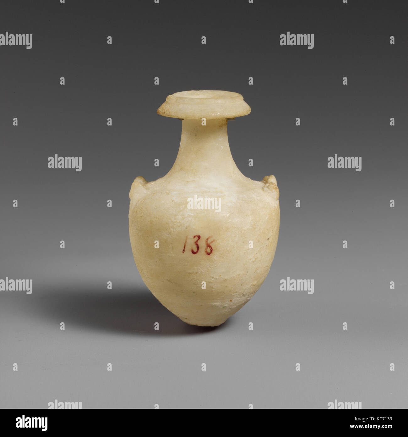 Miniature alabaster amphora (jar), late 4th–3rd century B.C Stock Photo ...