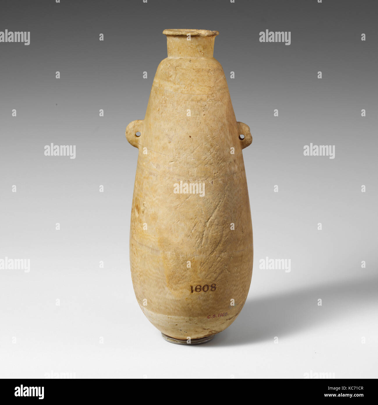 Alabaster alabastron (perfume vase), 6th–5th century B.C Stock Photo ...