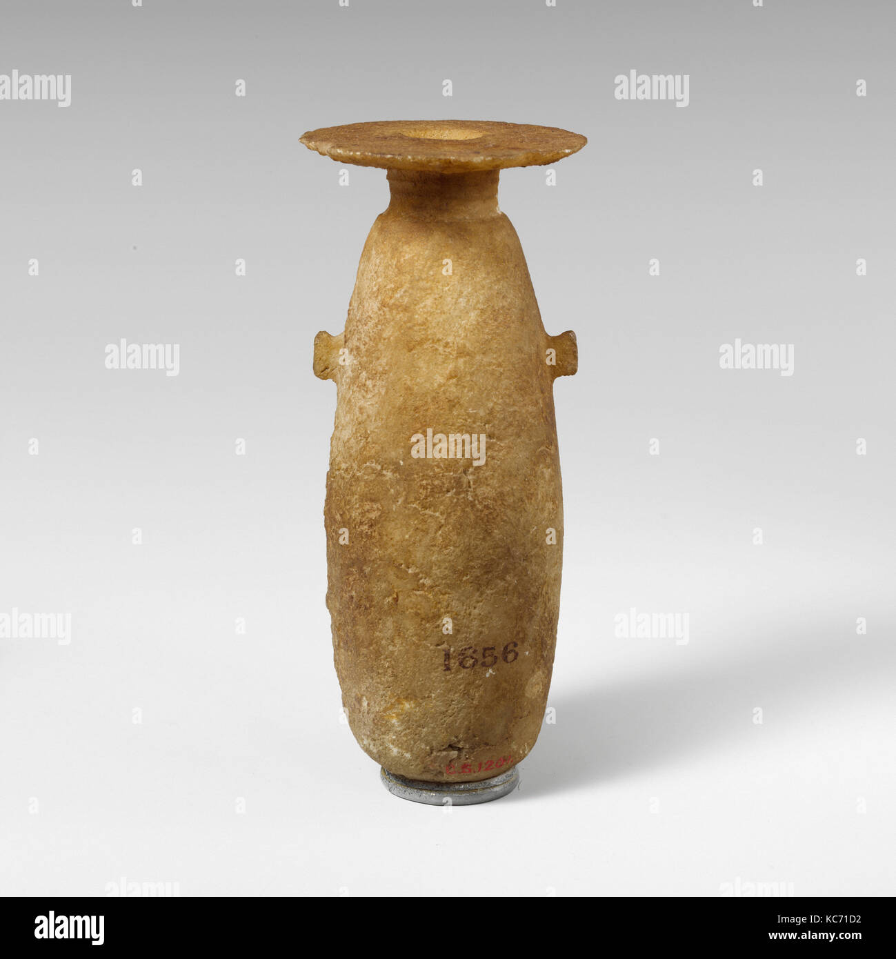 Alabaster alabastron (perfume vase), 6th–4th century B.C Stock Photo ...