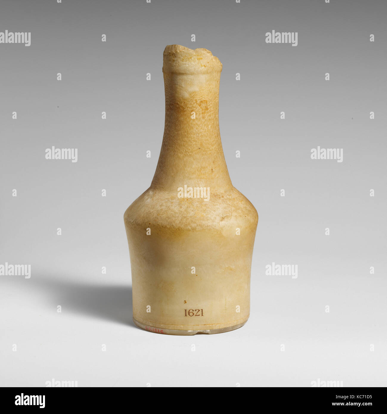 Alabaster flask, Late Bronze Age, ca. 1600–1050 B.C., Cypriot, Calcite ...
