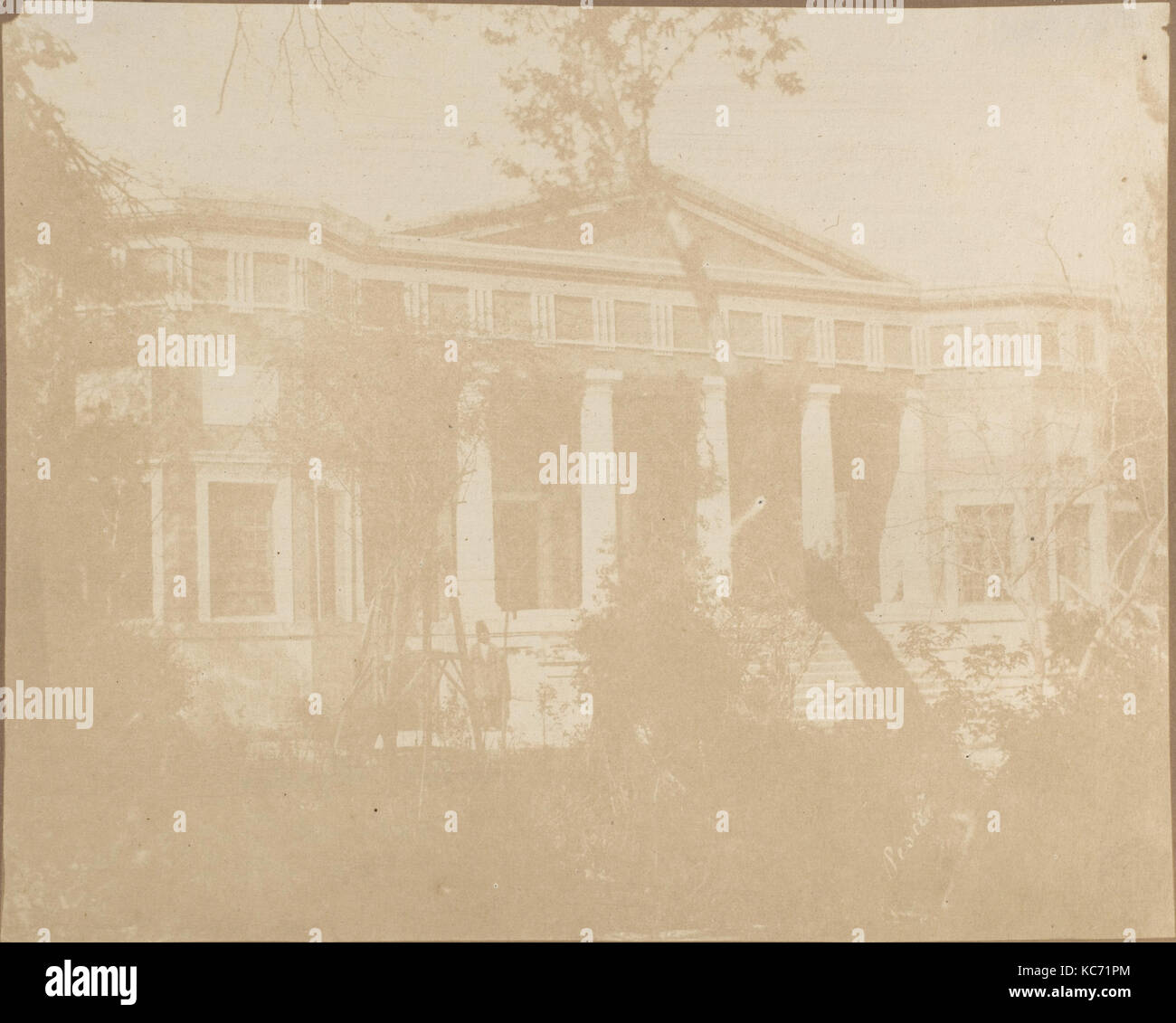 British Legation, Teheran, 1858, Salted paper print from paper negative ...