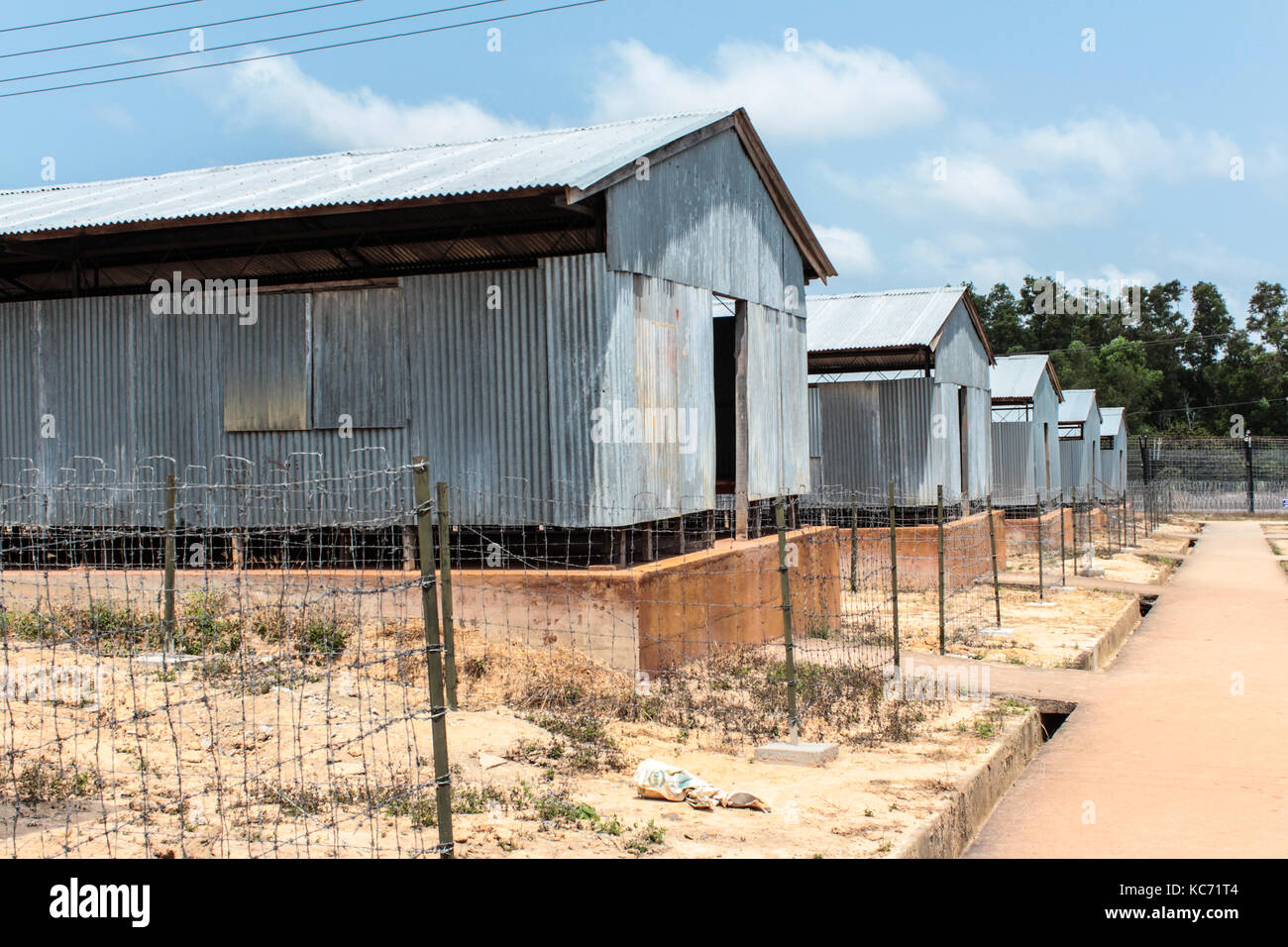 Phu Quoc Island, Vietnam - january 2014: Inside the Coconut Tree Prison ...
