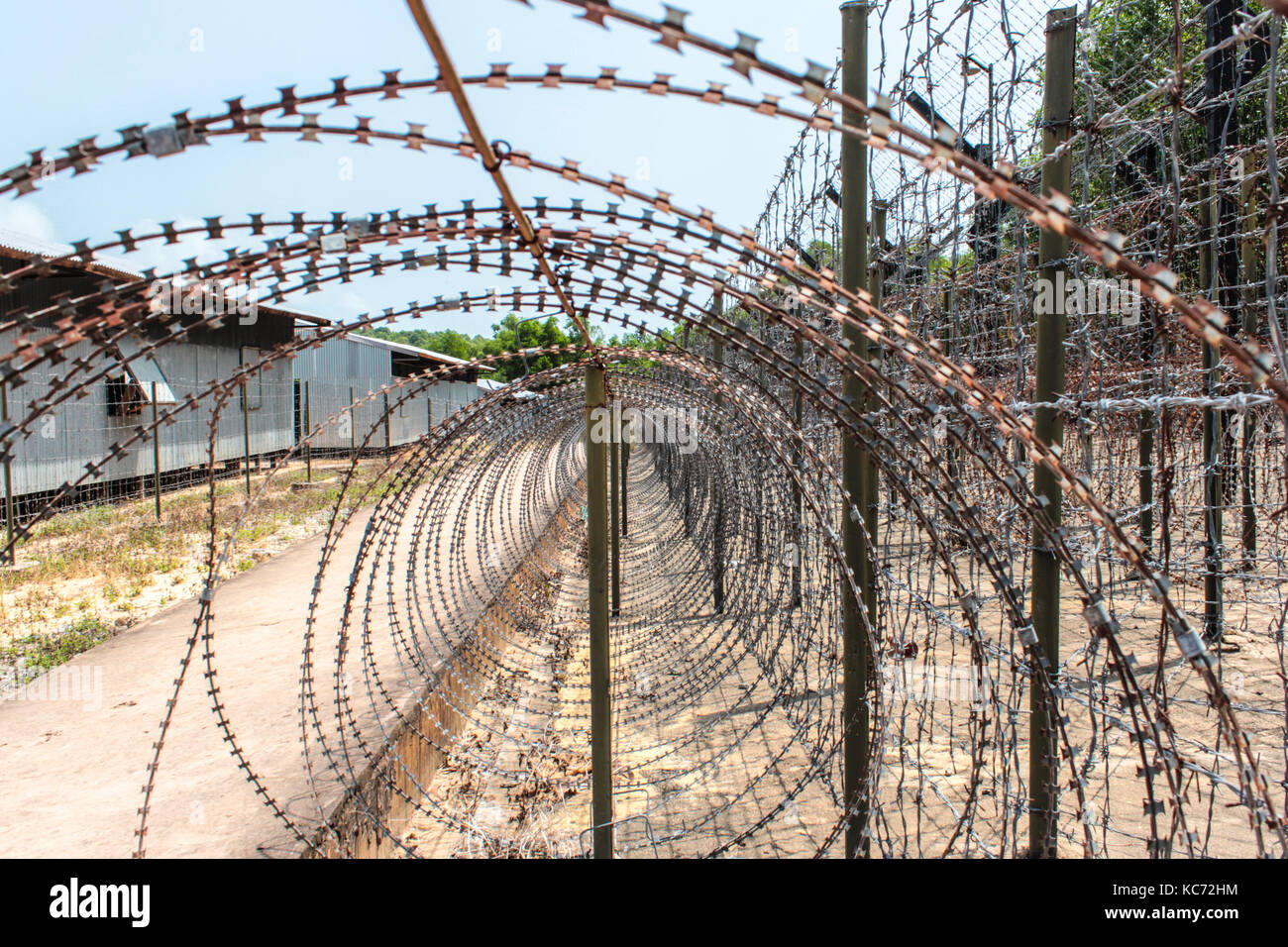 Phu Quoc Island, Vietnam - january 2014: Inside the Coconut Tree Prison ...