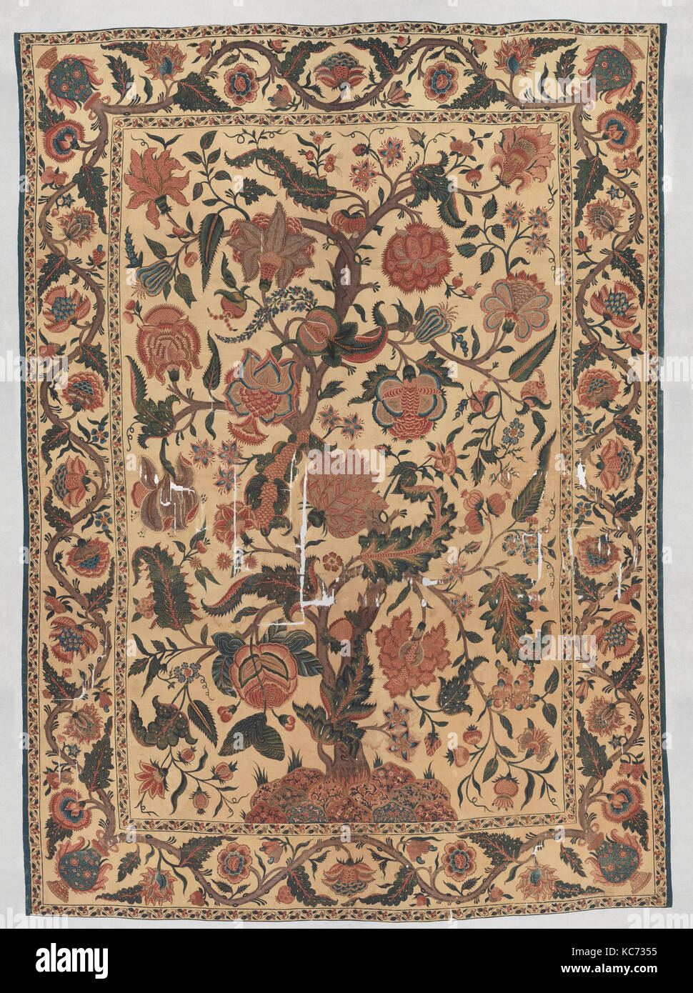 Bed Cover (Palampore), 18th century, Attributed to India, Coromandel ...