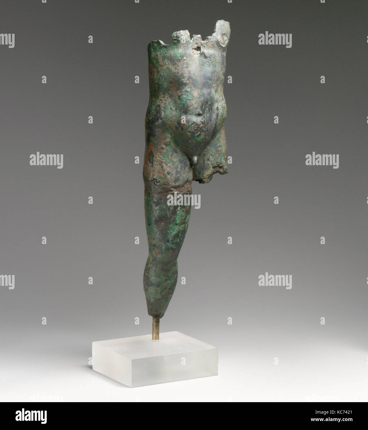 Bronze statuette of a man, 3rd quarter of the 5th century B.C. or later ...