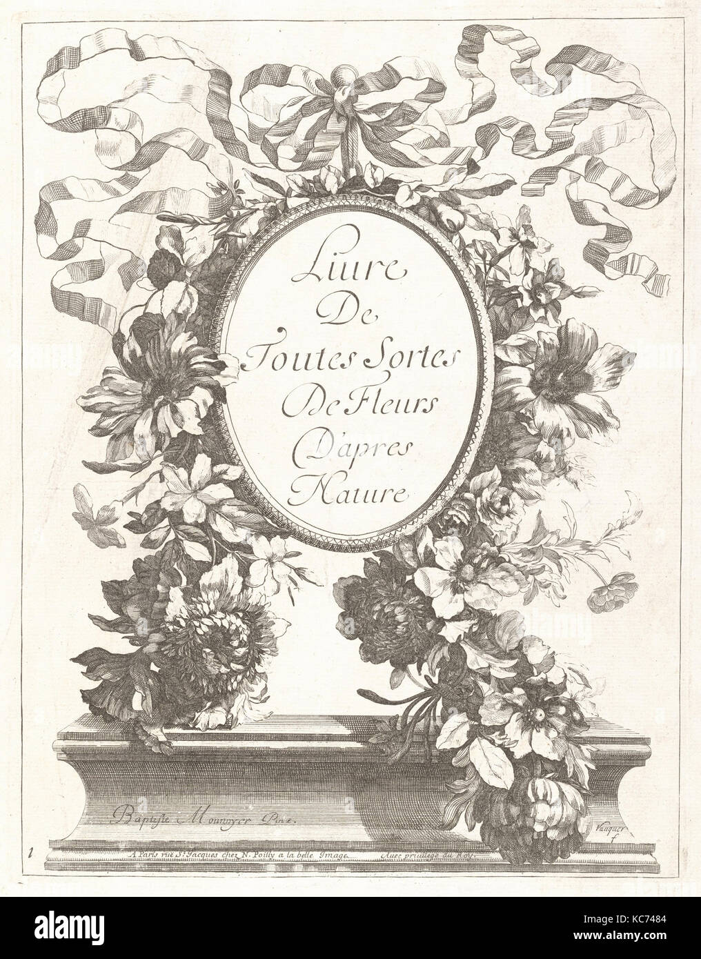 Livre de toutes sortes de fleurs dapres nature hi-res stock photography ...