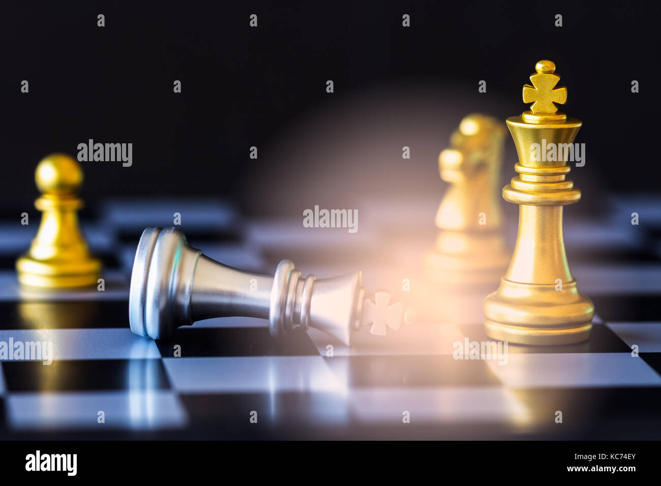 Strategy chess battle Intelligence challenge game on chessboard ...