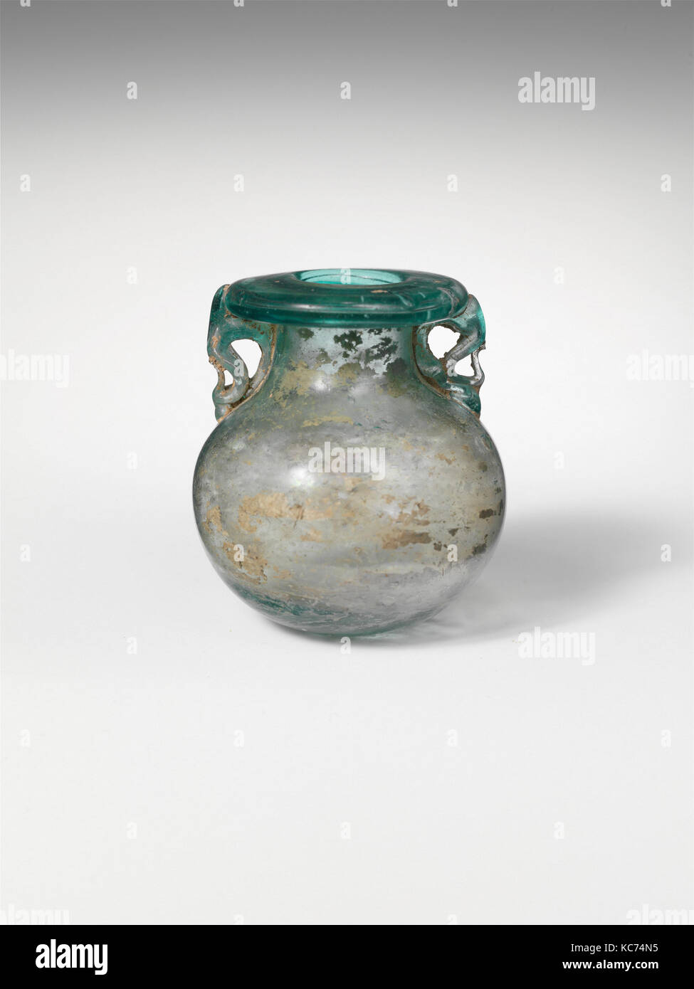 Glass aryballos (oil bottle), Imperial, 1st–3rd century A.D., Roman ...