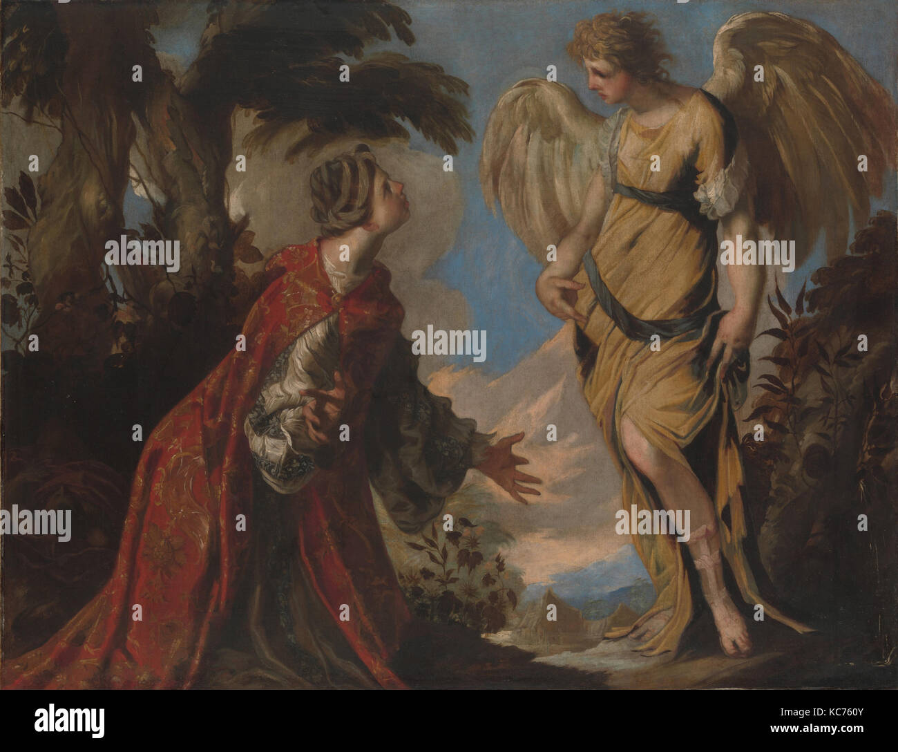 Hagar and angel hi-res stock photography and images - Alamy