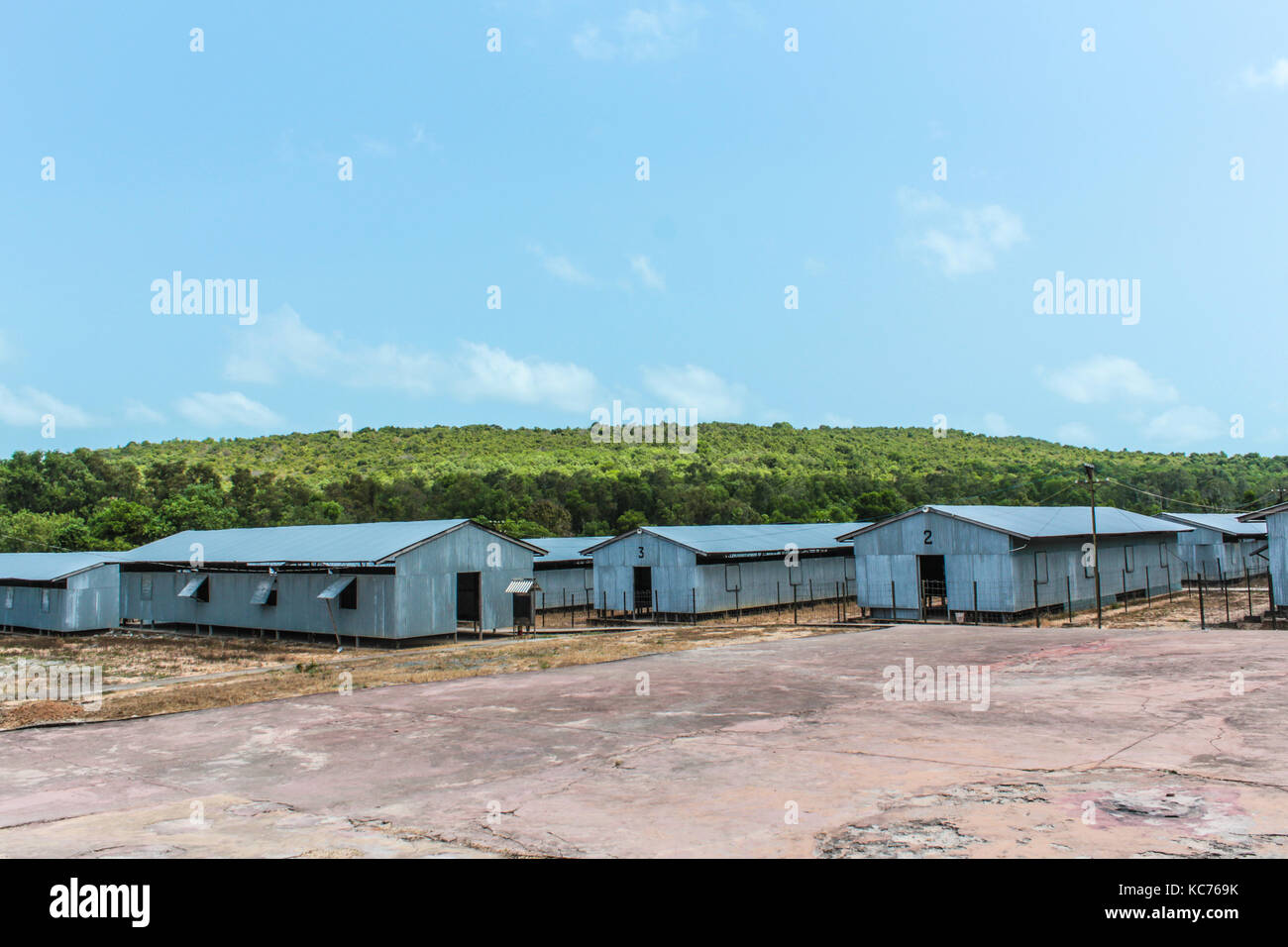 Phu Quoc Island, Vietnam - january 2014: Inside the Coconut Tree Prison ...