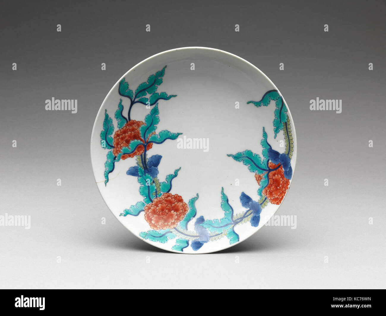 Dish with Design of Cockscomb, Edo period (1615–1868), ca. 1760–80 ...