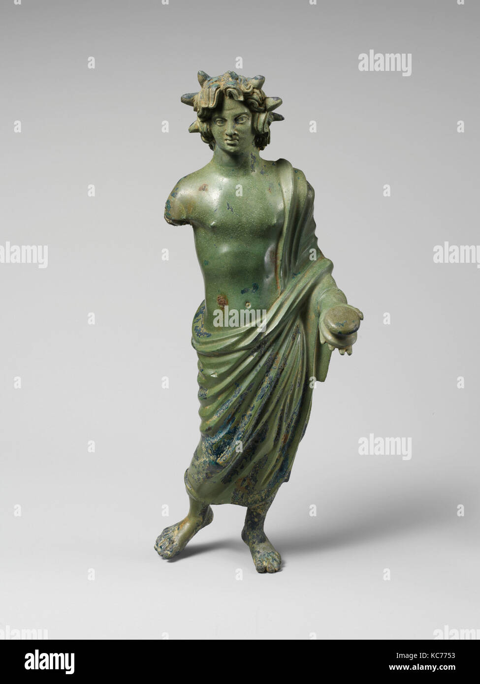 Bronze statuette of a solar deity, 3rd–2nd century B.C Stock Photo - Alamy