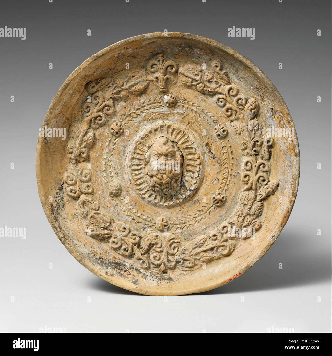 Terracotta phiale (libation bowl), ca. 250–200 B.C Stock Photo - Alamy