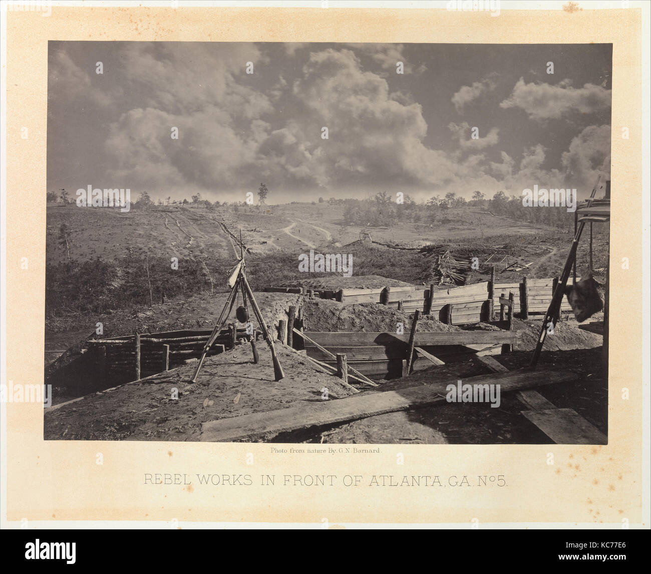 City of Atlanta, Georgia No. 2, George N. Barnard, 1866 Stock Photo - Alamy
