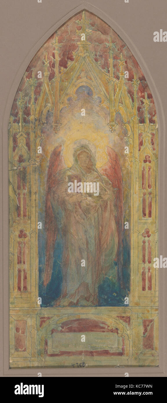 Design for "Angel of Faith" window, Tiffany Glass and Decorating ...