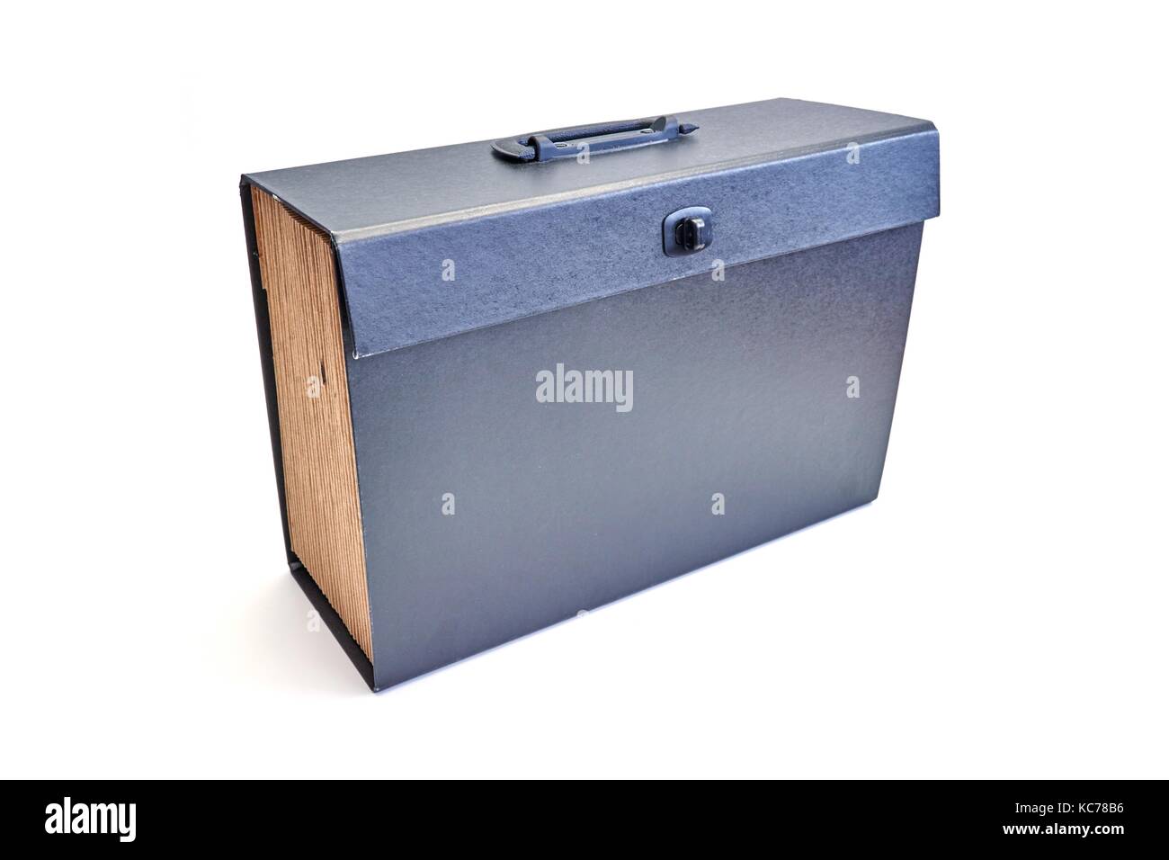 A studio photo of a expantion filing box Stock Photo - Alamy
