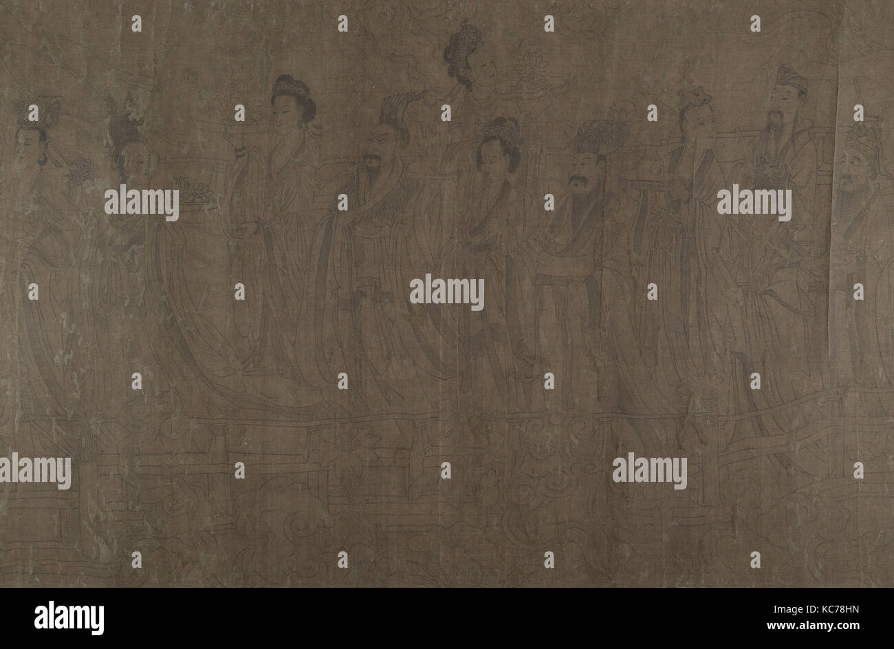 Five Rulers at New Year's Reception, Unidentified Artist, In the style ...