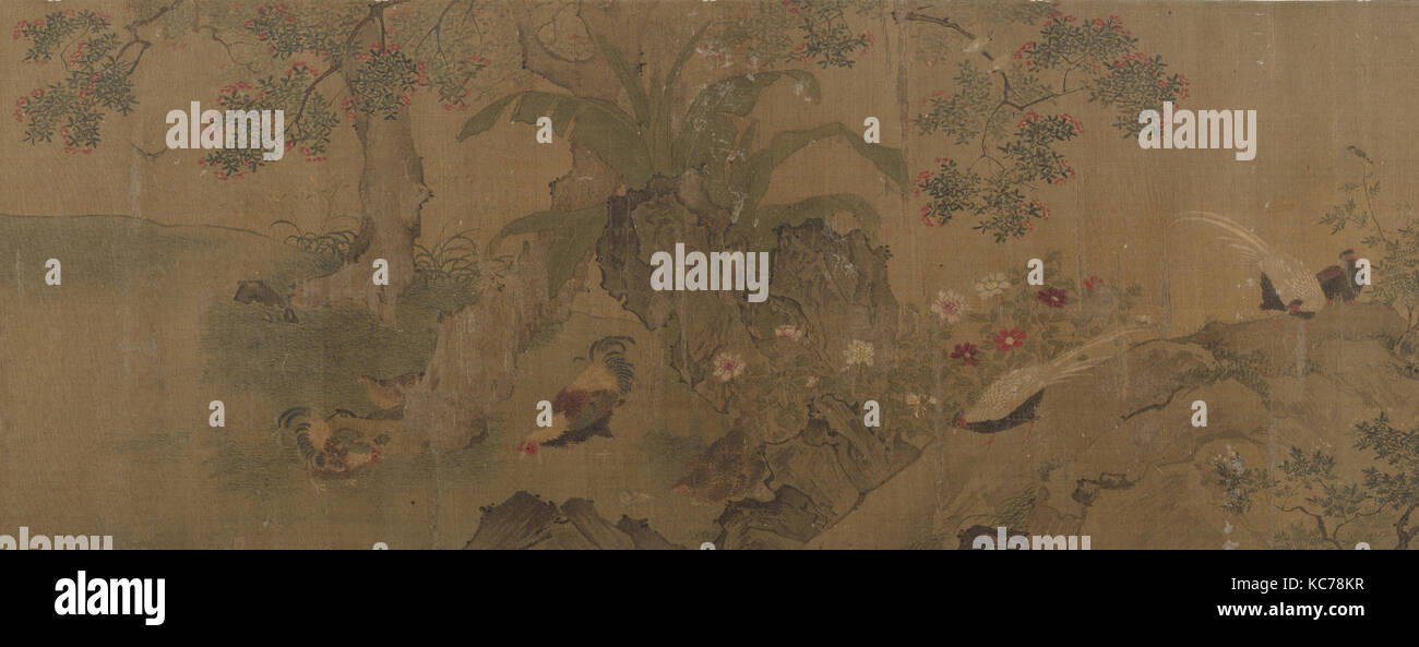 The Hundred Birds, Ming dynasty (?) (1368–1644), China, Handscroll; ink ...