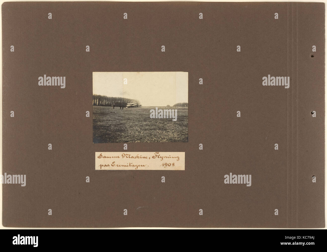 Samme Maskine, Flyvring paa Eremitageu. 1908, Jacob Christian Hansen ...
