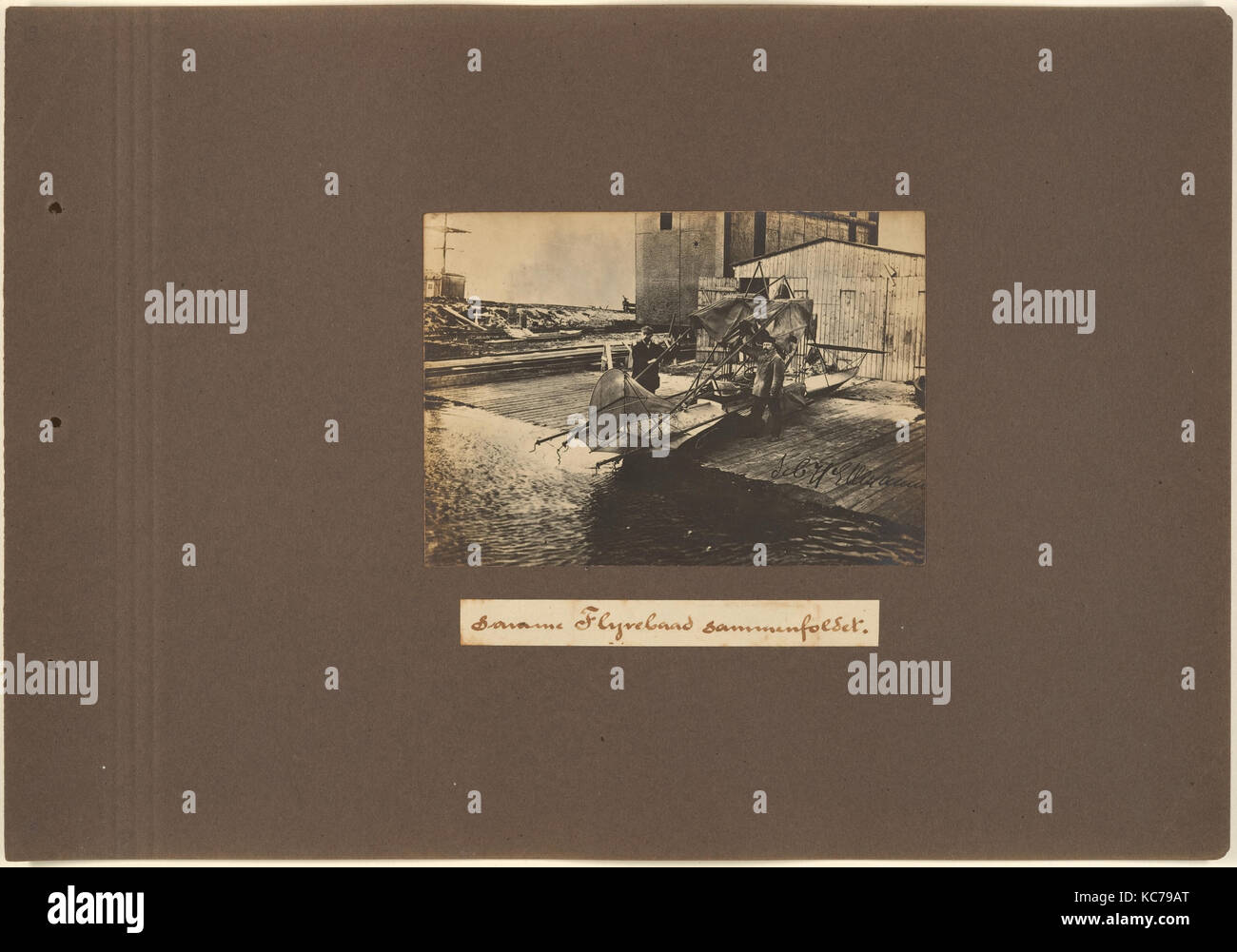 Samme Flyvebaad SammenfolSet., Jacob Christian Hansen Ellehammer, 1905 ...