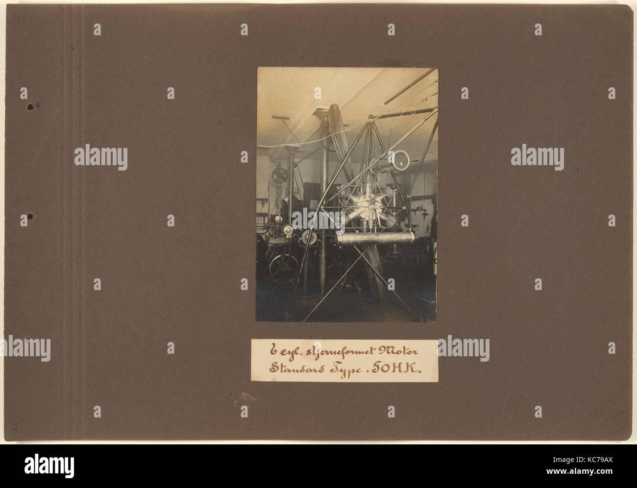 Ieyl. stjerneformet Motor Standard Type. 50HK., Jacob Christian Hansen ...