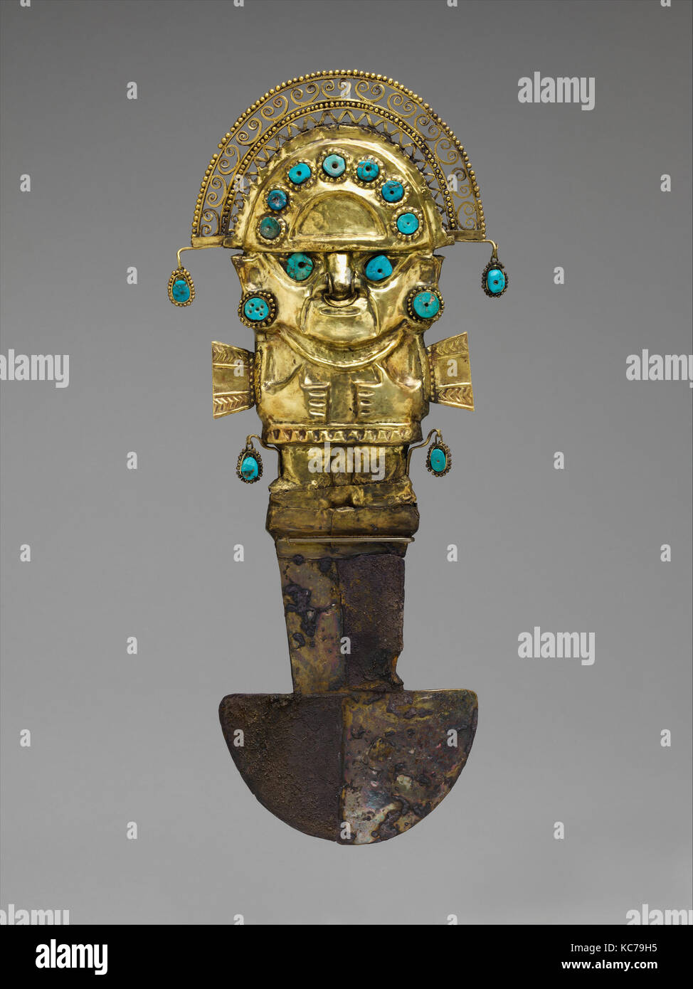 Ceremonial Knife (Tumi), A.D. 800–1100, Peru, North Coast, Lambayeque ...