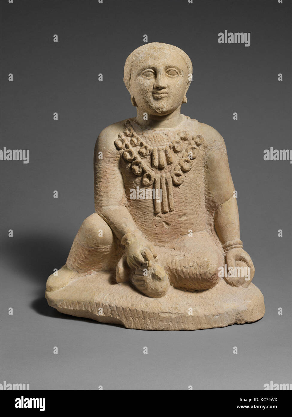 Limestone temple boy, Classical, late 5th century B.C., Cypriot ...