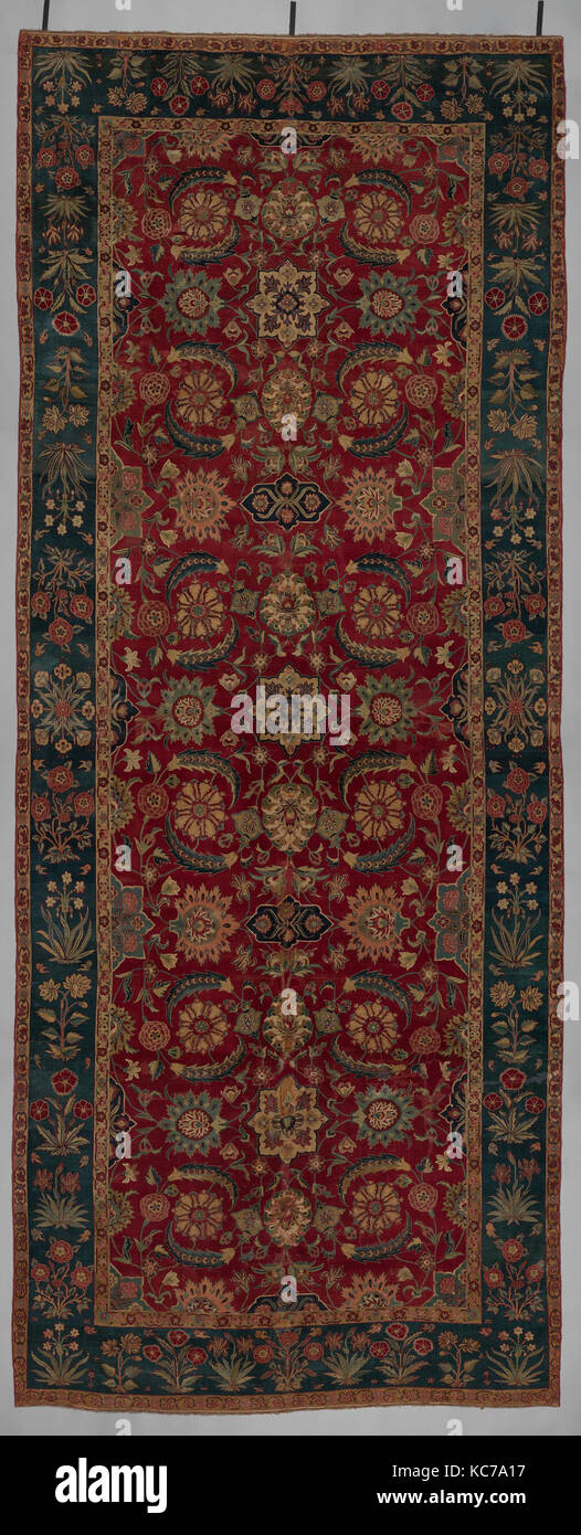 Carpet with Scrolling Vines and Blossoms, ca. 1650, Made in Northern ...